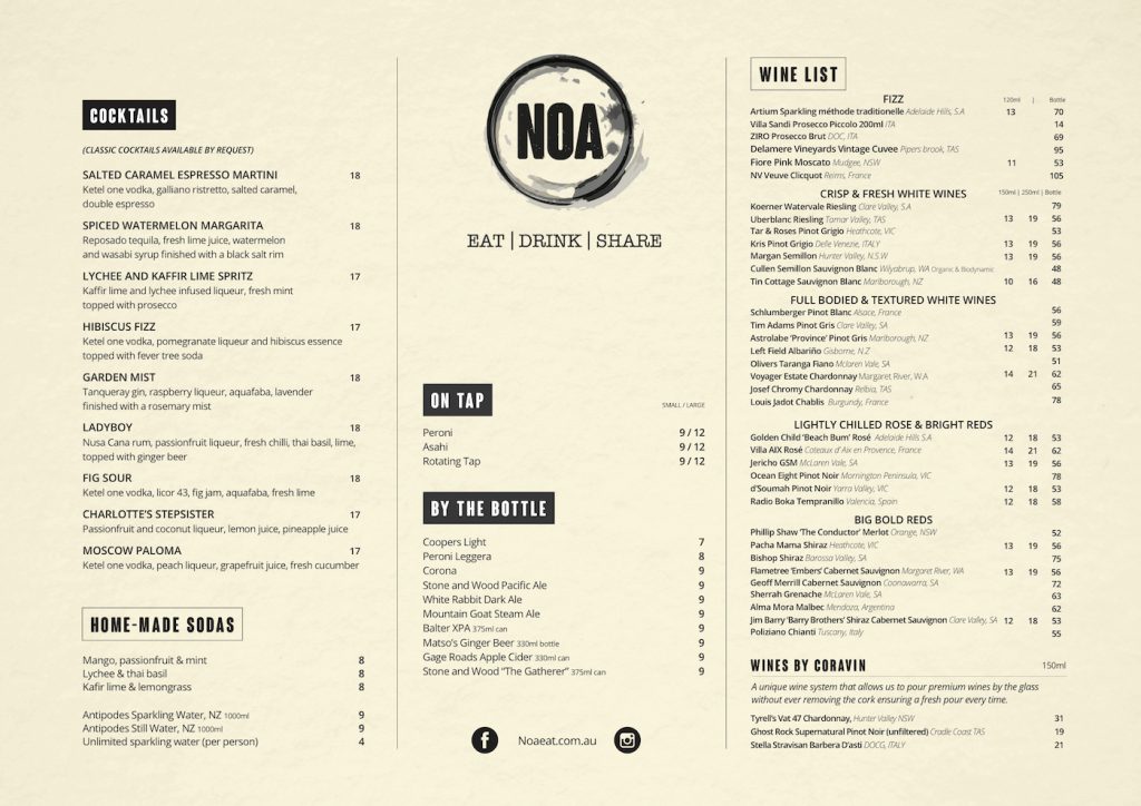 3.-noa-dinner-menu_august-2020-v3-2 - Noa Restaurant