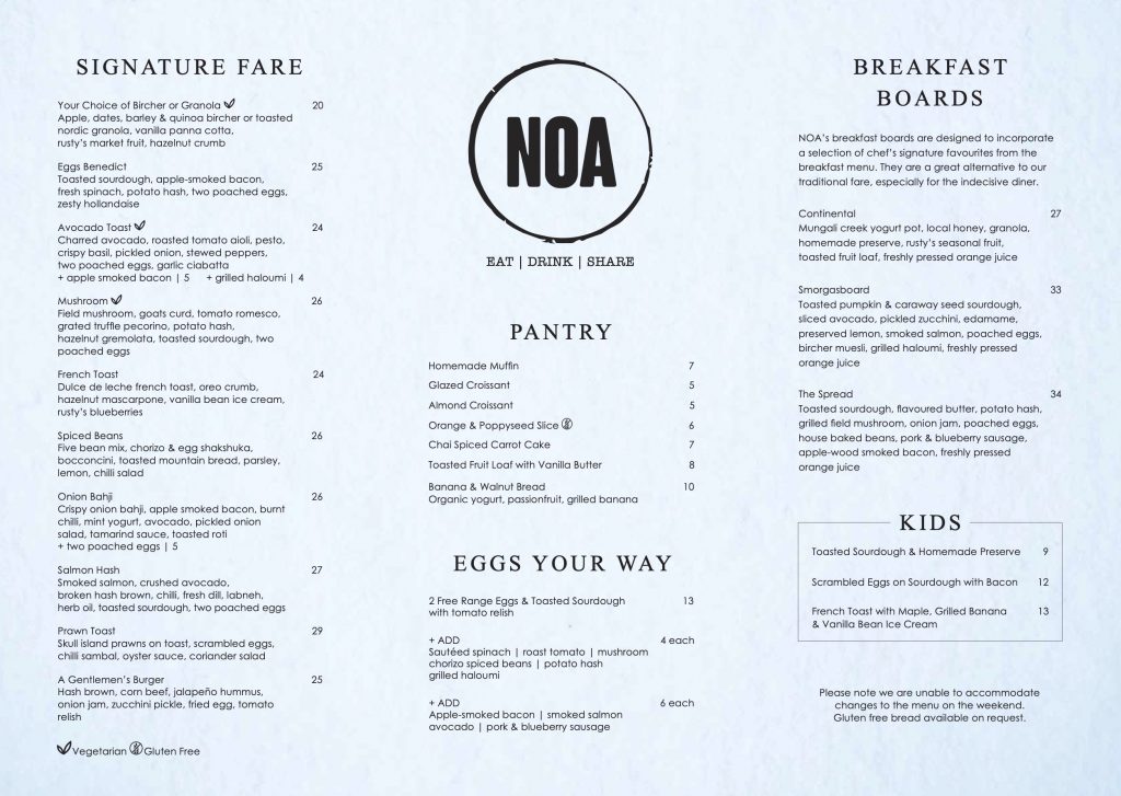 noa-breakfast-menu-a3-double-sided-january-2022 - Noa Restaurant